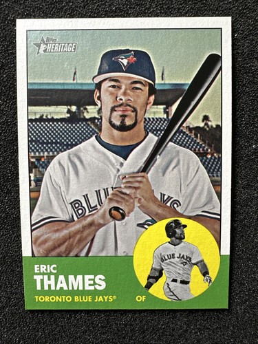ERIC THAMES #428 2012 Topps Heritage Baseball SP Short Print QTY Blue ...