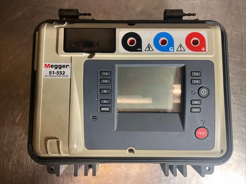 Megger S1-552 5kV Insulation Tester Megohmmeter. Offered For Parts Not ...