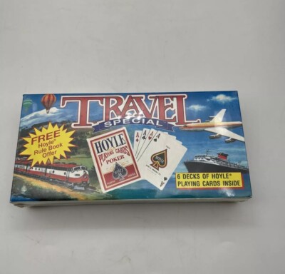 Vintage Hoyle Playing Cards Travel Special 6 Pack Model #1082 - New ...