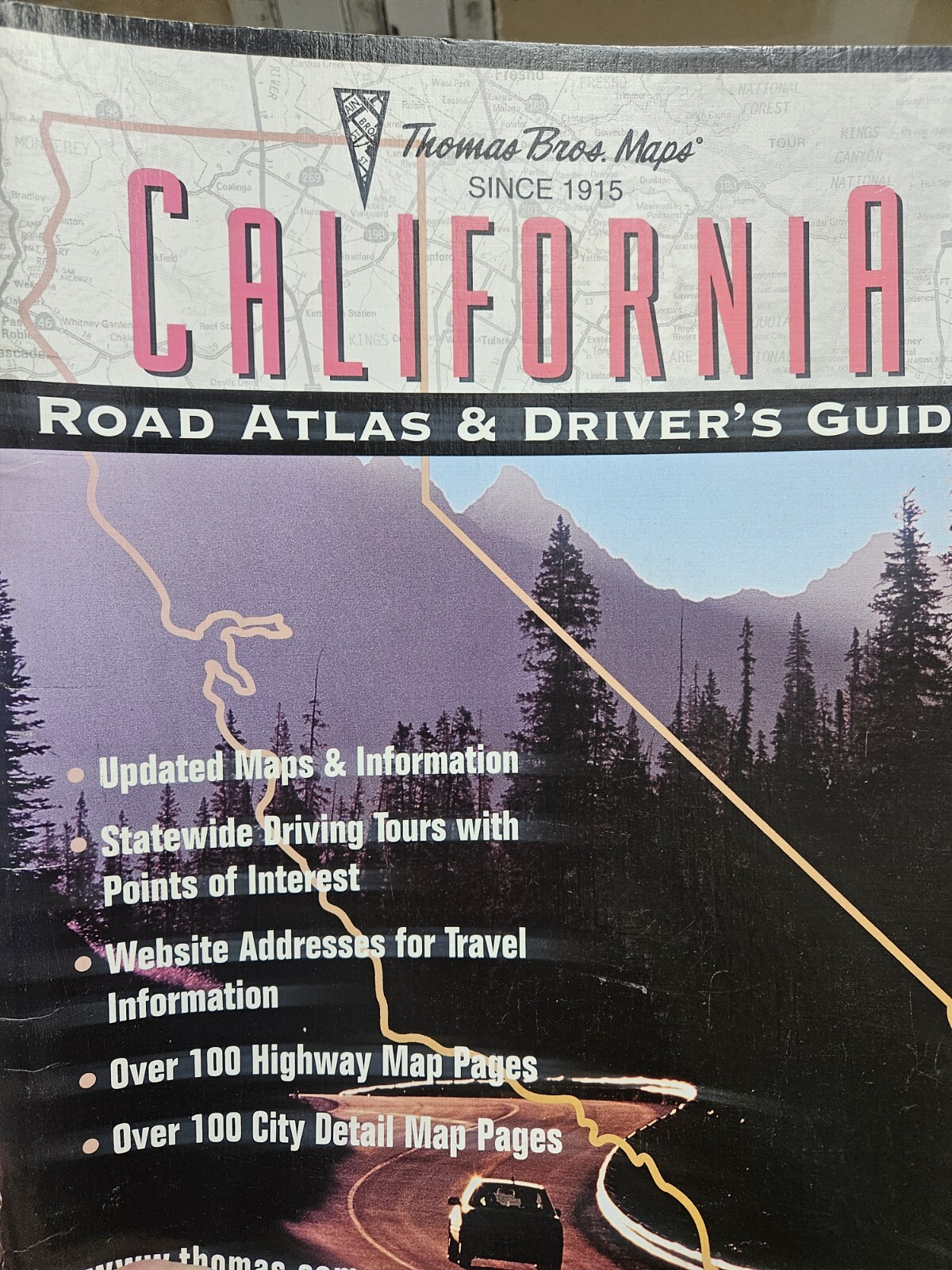 Thomas Guide 1999 California Road Atlas and Driver's Guide Spiral Map ...