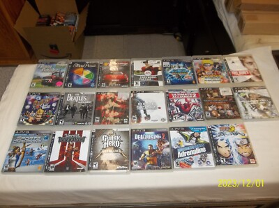 Lot of 20 PS3 PlayStation 3 Games Great Titles Most Complete NICE | eBay