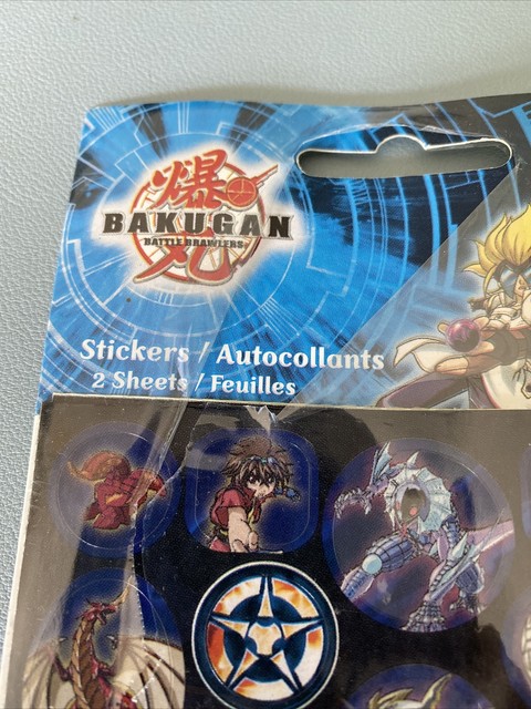 Bakugan Sticker Pack 2 Sheets Sandylion Nelvana for sale online | eBay