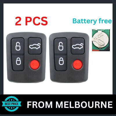 2x For Ford BA BF Falcon Sedan/Wagon Keyless Car Remote 4 Button Keypad ...