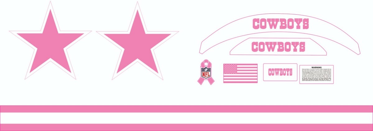 Pink Dallas Cowboys Logo Real Cowboys Fans Wear Pink Dallas Cowboys
