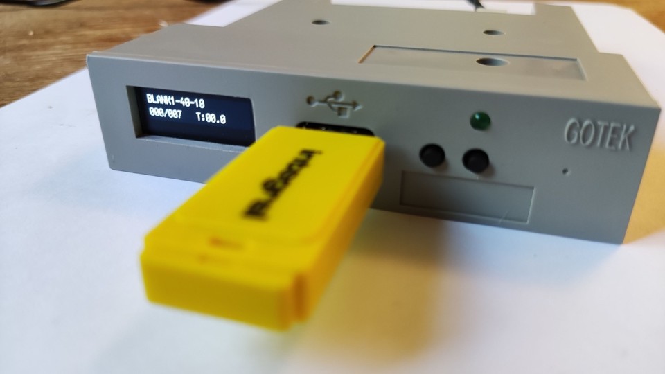 GOTEK Floppy Drive Emulator with Oled text display- Grey | eBay UK