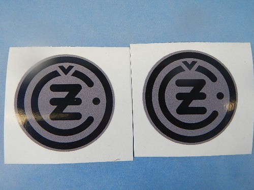 CZ TANK DECAL SET CHARCOAL BLACK JAWA MX STICKER 125 175 250 380 400 ...