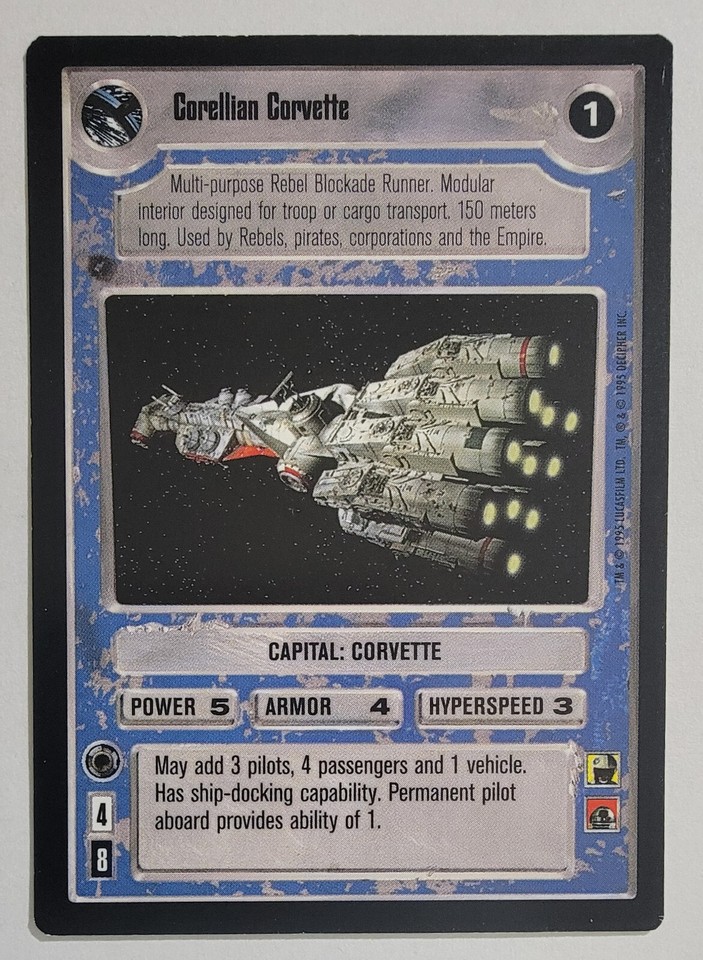 Star Wars CCG Premiere Limited BB Rare & Uncommon LS Light Side Singles ...