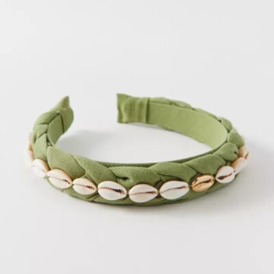 Urban Outfitters Woven Shell Headband-$15 A637 | eBay