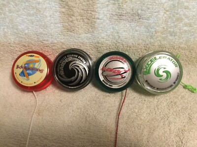 Lot of 4 Yo-Yos Boomerang Raider Excelerator & Yo-Mods Bandai 1999 | eBay