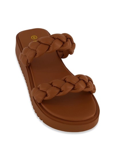 Braided Band Platform Slides Sandals Women Size 11 | eBay