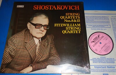 Fitzwilliam Quartet SHOSTAKOVICH String Quartets No.8 & 15 L'Oiseau-Lyre DSLO 11 | eBay
