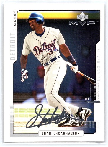 Juan Encarnacion 2000 Upper Deck MVP #198 Silver Signature | eBay