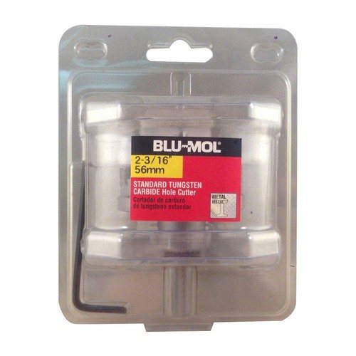 BLU-MOL Standard Tungsten Carbide Hole Cutter, Light Smooth, Heat ...