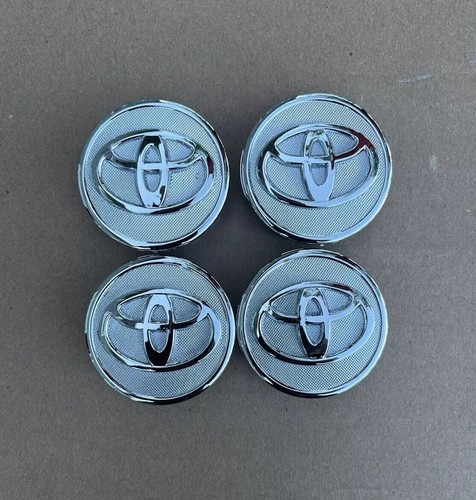 4x TOYOTA WHEEL RIM RIMS CENTER HUB CAP CAPS CHROME LOGO 57MM PRIUS ...