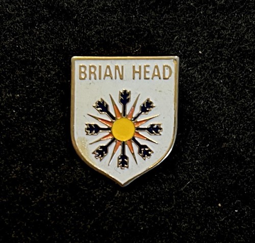 BRIAN HEAD Skiing Ski Pin Badge UTAH Resort Souvenir Travel Lapel | eBay