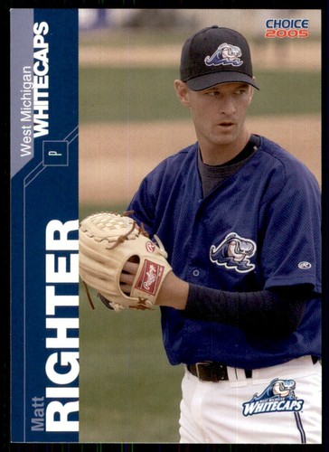 2005 Choice West Michigan Whitecaps Matt Righter #18 | eBay