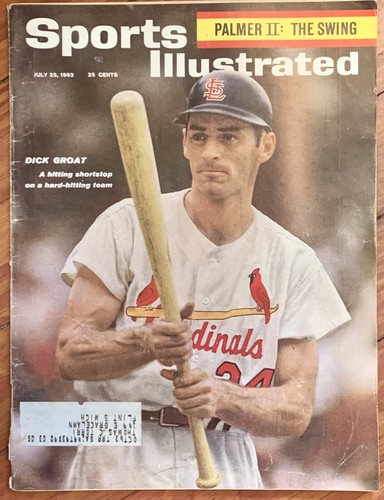July 22, 1963 - Sports Illustrated Magazine -Dick Groat -St. Louis ...