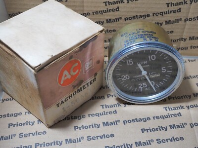 60's AC DELCO 5658113 1-5658113 TACHOMETER 1:1 RATIO new Old Stock (see ...