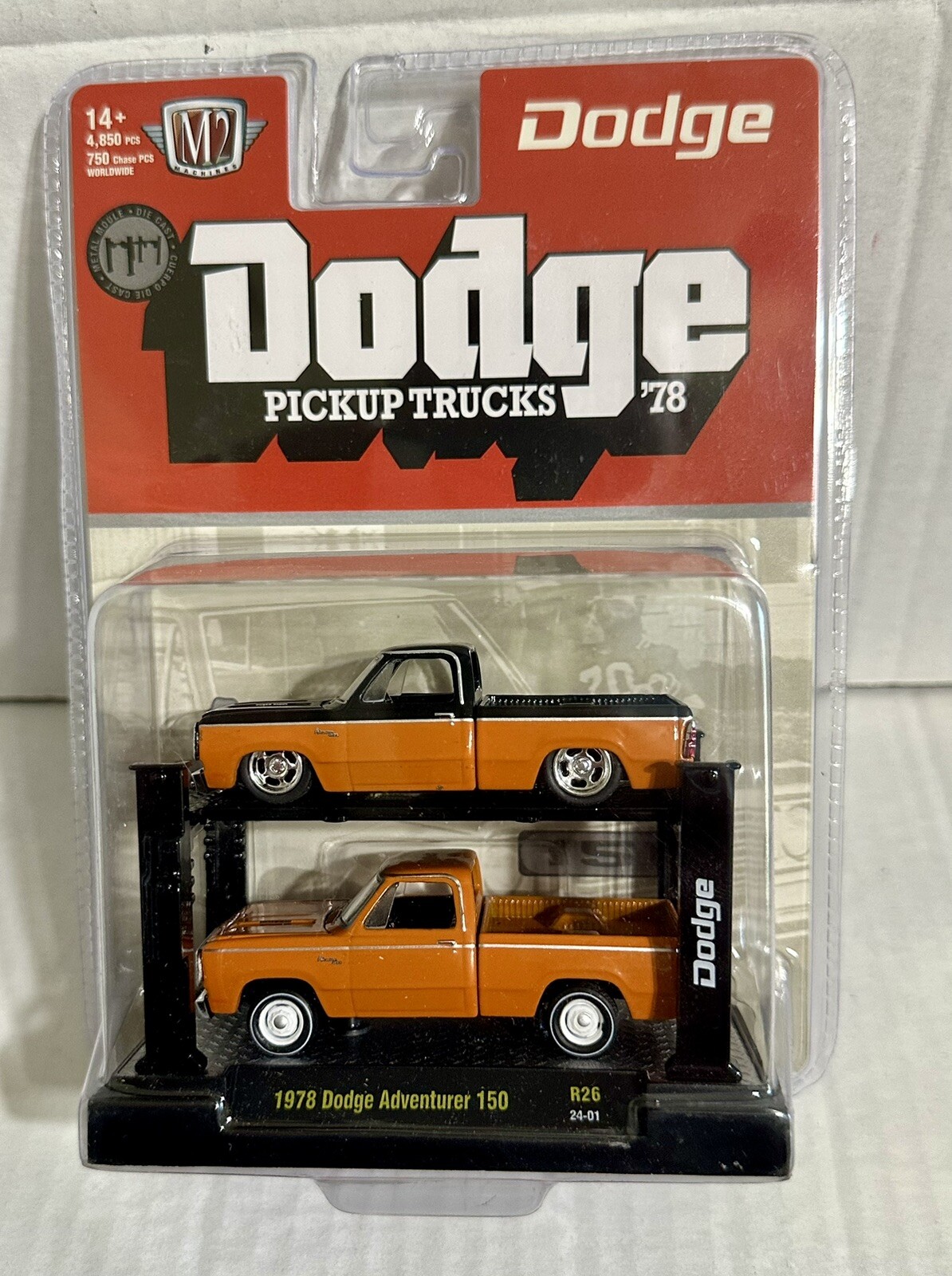 M2 MACHINES 1978 DODGE ADVENTURER 150 1:64 AUTO LIFT 2 PACK 2024 ...
