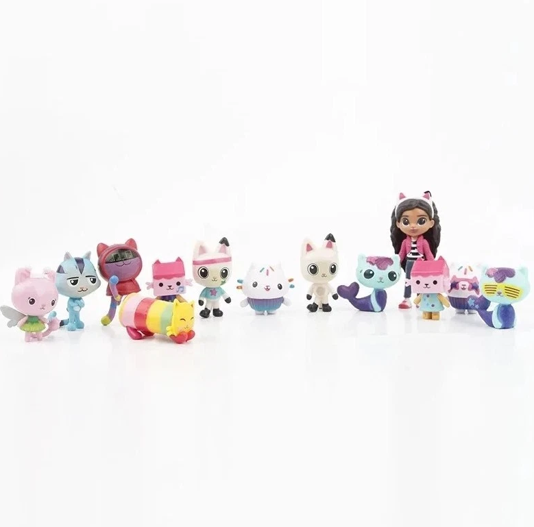 13pcs/set Gabby's Dollhouse Action Figure Cute Doll Collection Model ...
