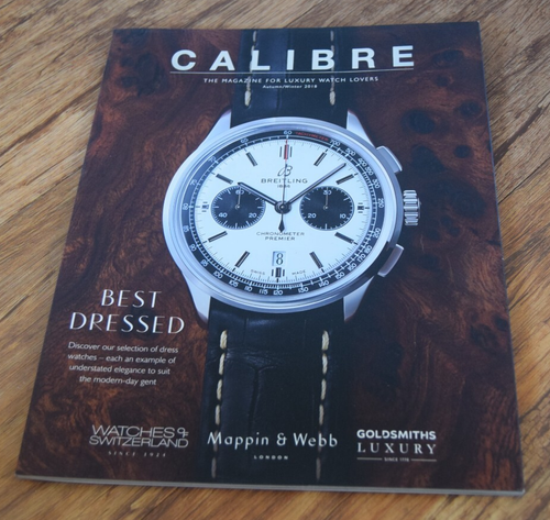 Vintage Retro Calibre Watch Magazine Watches Of Switzerland AUTUMN 2018 ...