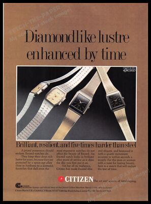 Citizen Exceed Watch 1980s Print Advertisement Ad 1982 | eBay