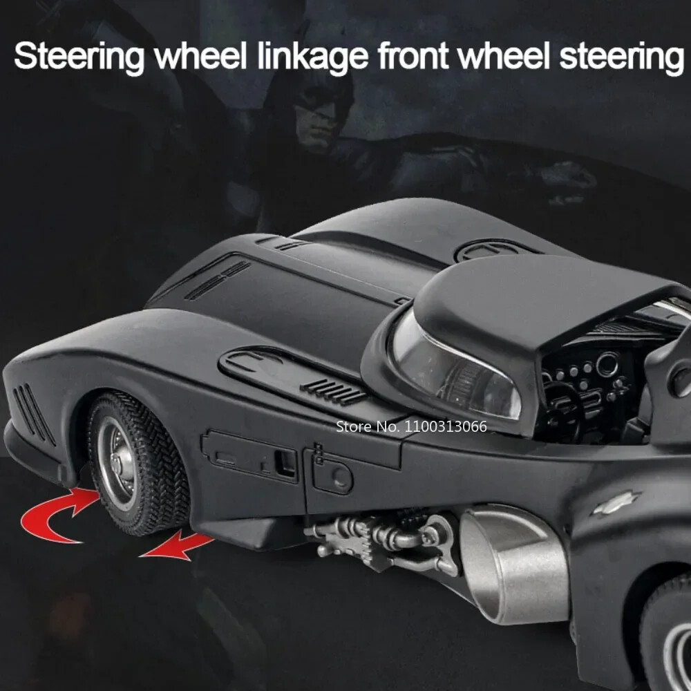 1:24 Batmobile 1989 Diecast Car Model Simulation With Light & Sound Kid ...