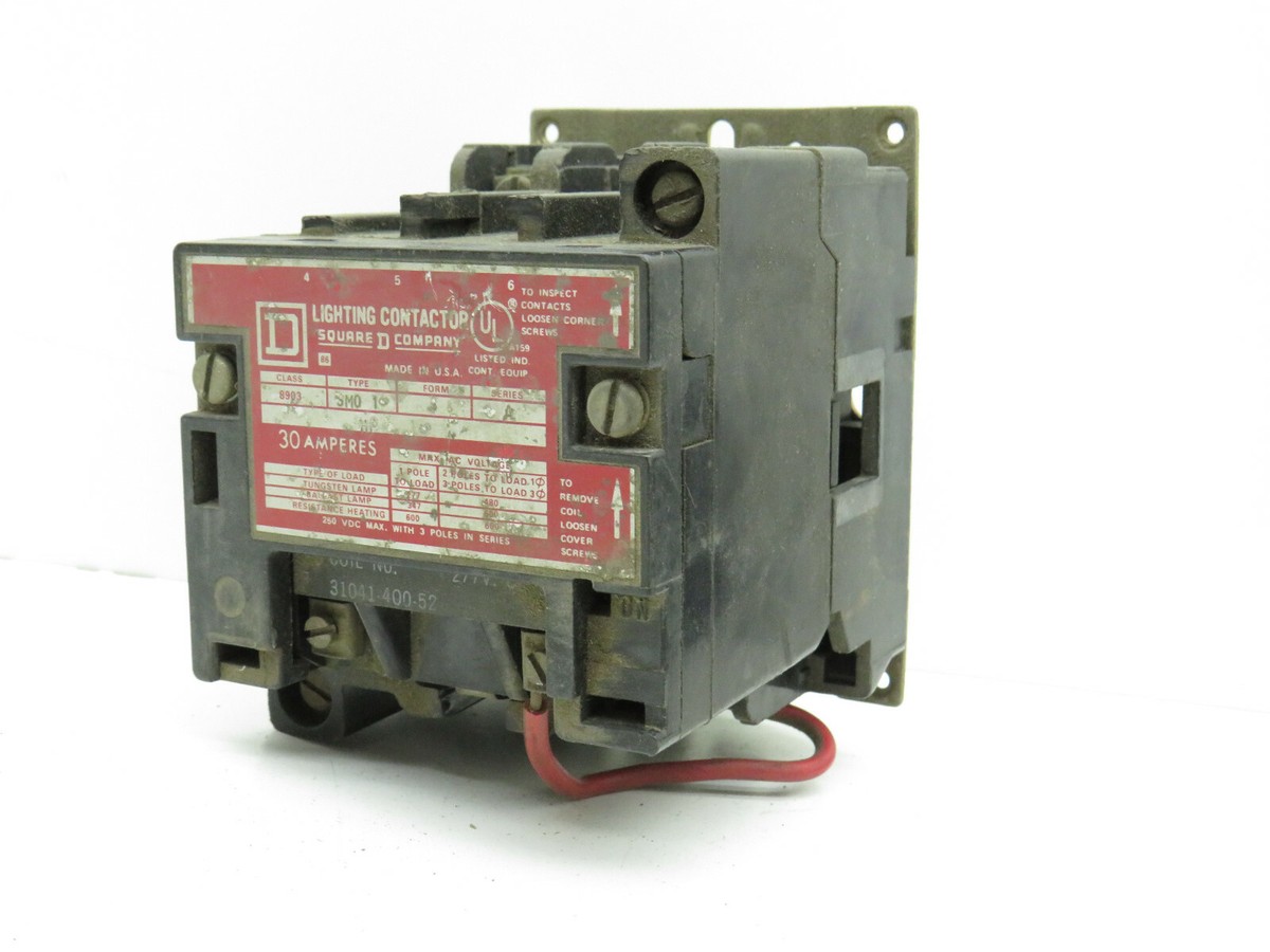 Square D Lighting Contactor 30 Amp Square D 8903LH60V02 6 Pole 30 Amp