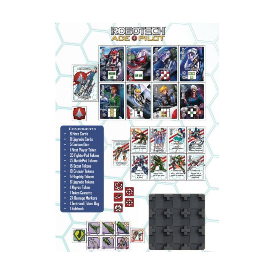 Japanime Boardgame Robotech Ace Pilot Box SW (New) | eBay