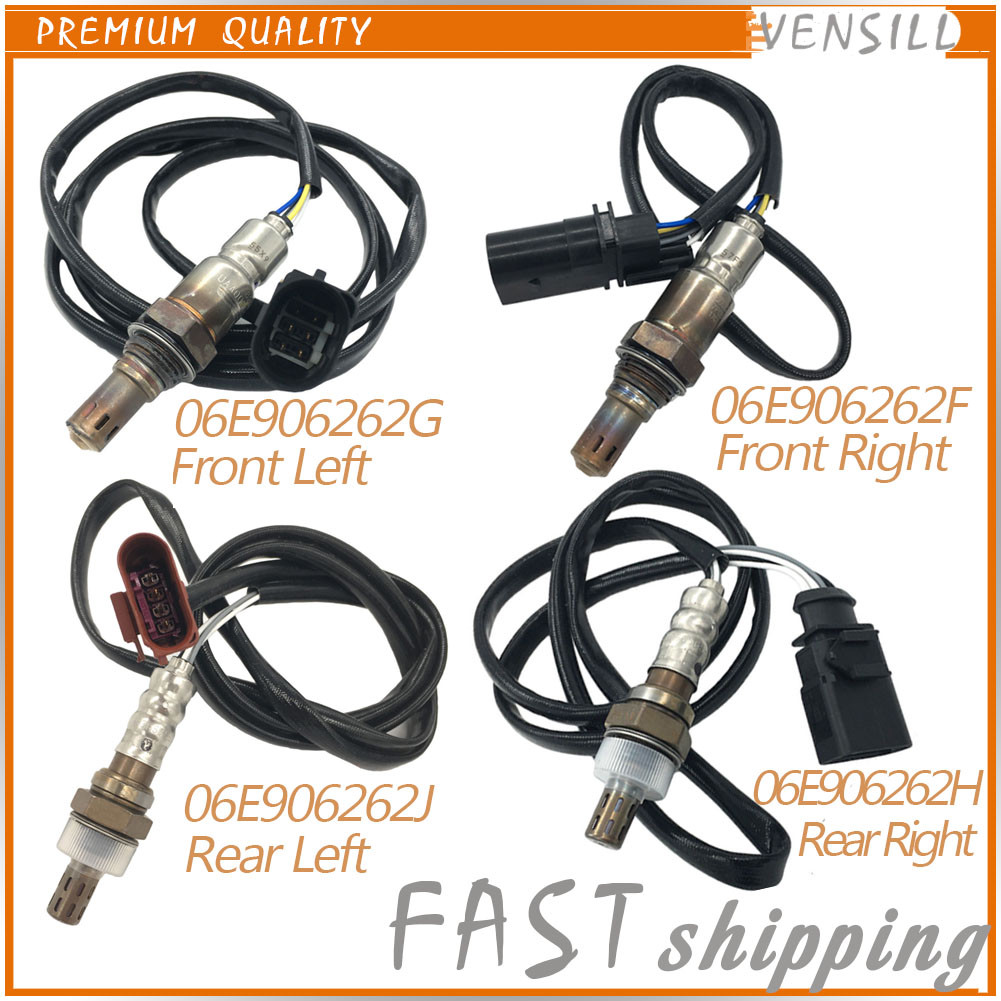 Set of 4 Front & Rear Oxygen Lambda Sensor for VW Touareg 3.0l 2011 ...