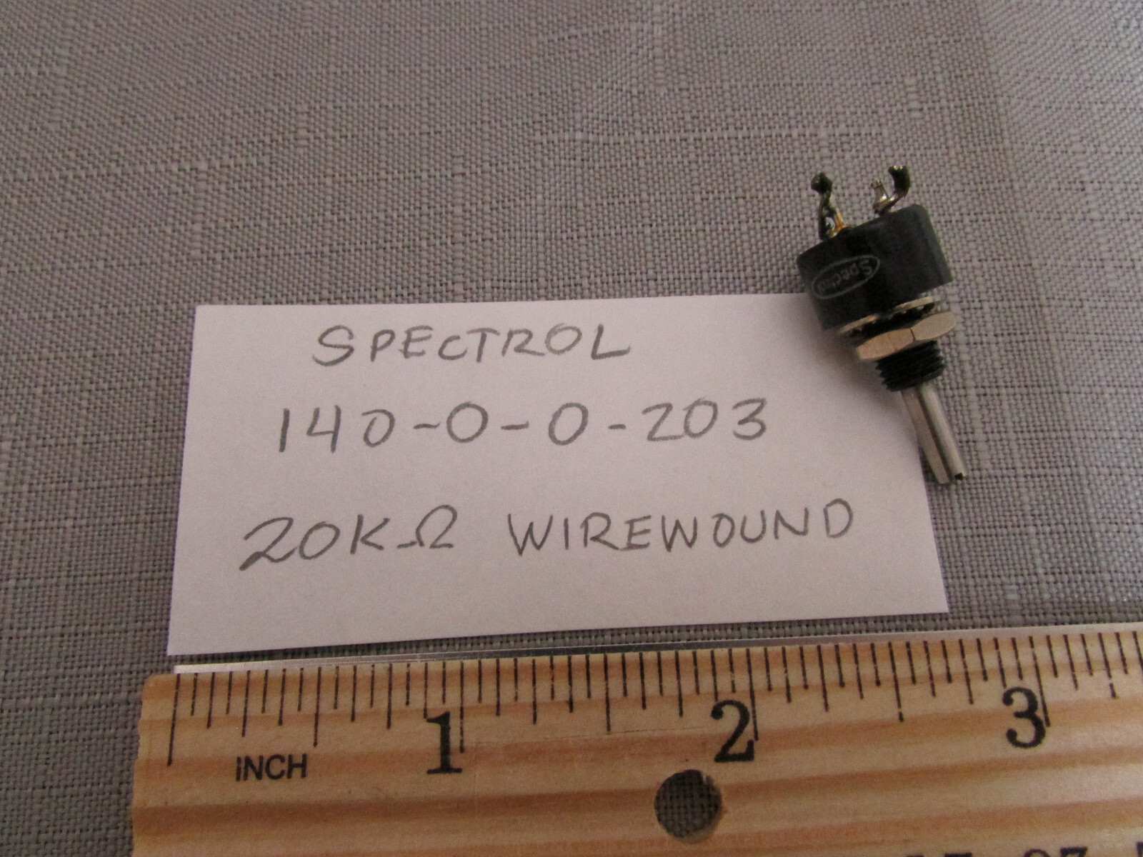 Spectrol Potentiometer p/n 140-0-0-203 Wirewound High Quality | eBay