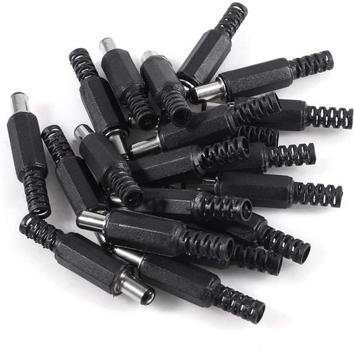 20pcs DC 5.5x2.1mm Male Barrel DC Power Plug Connector for CCTV M79 | eBay