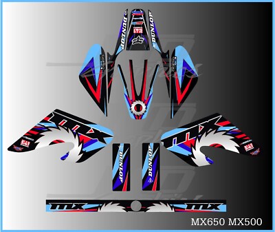 Razor MX500 MX650 graphics kit decals THICK AND HIGH GLOSS .... | eBay