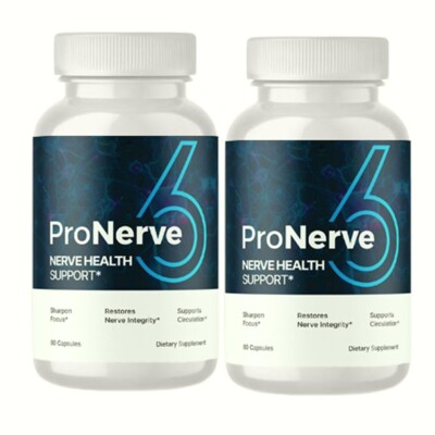 2-Pack ProNerve 6 to Support Nerve Functions & Relief Pro Nerve 6 (120 ...