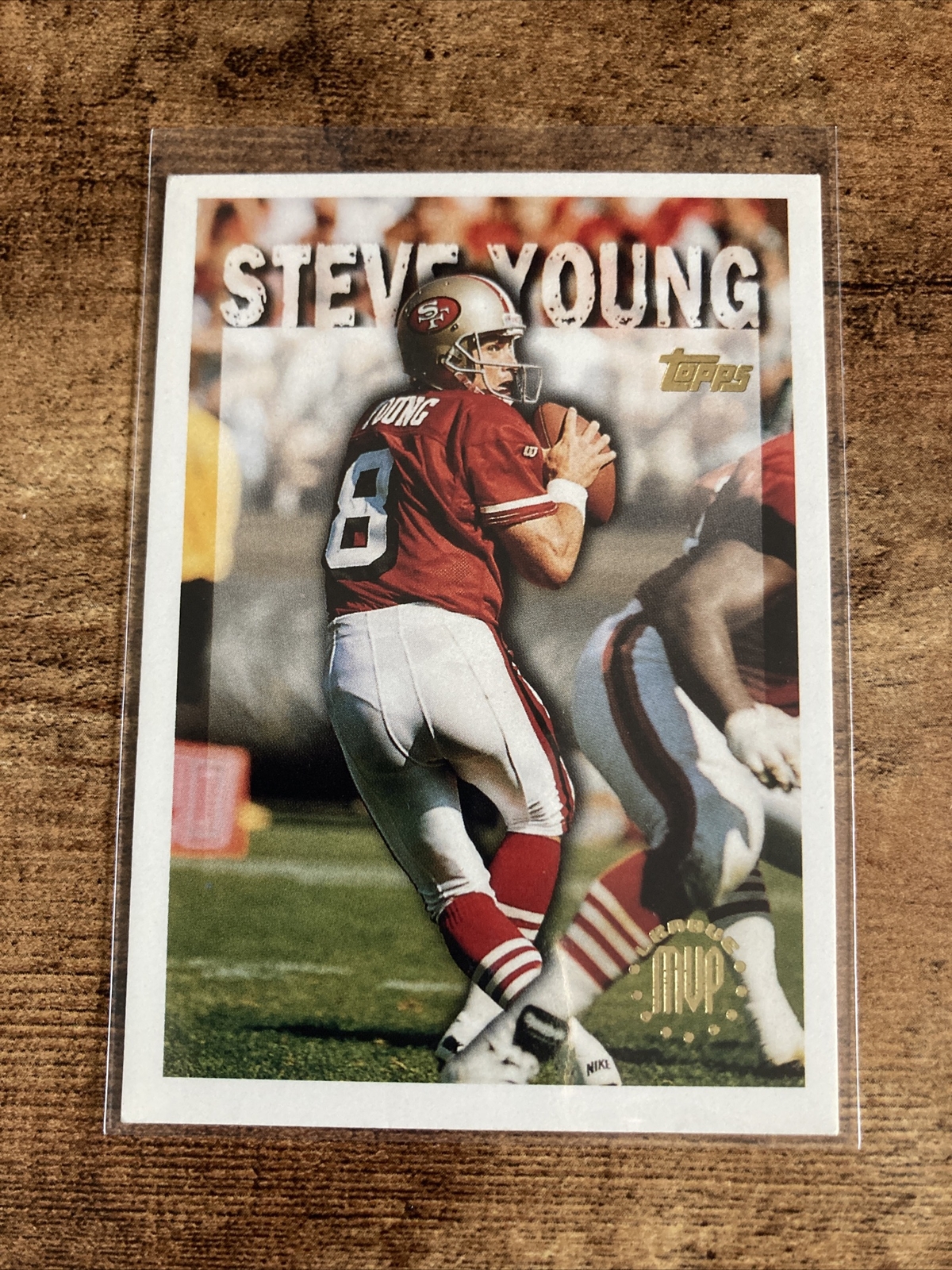 1995 Topps #424 STEVE YOUNG NFL League MVP San Francisco 49ers Football ...