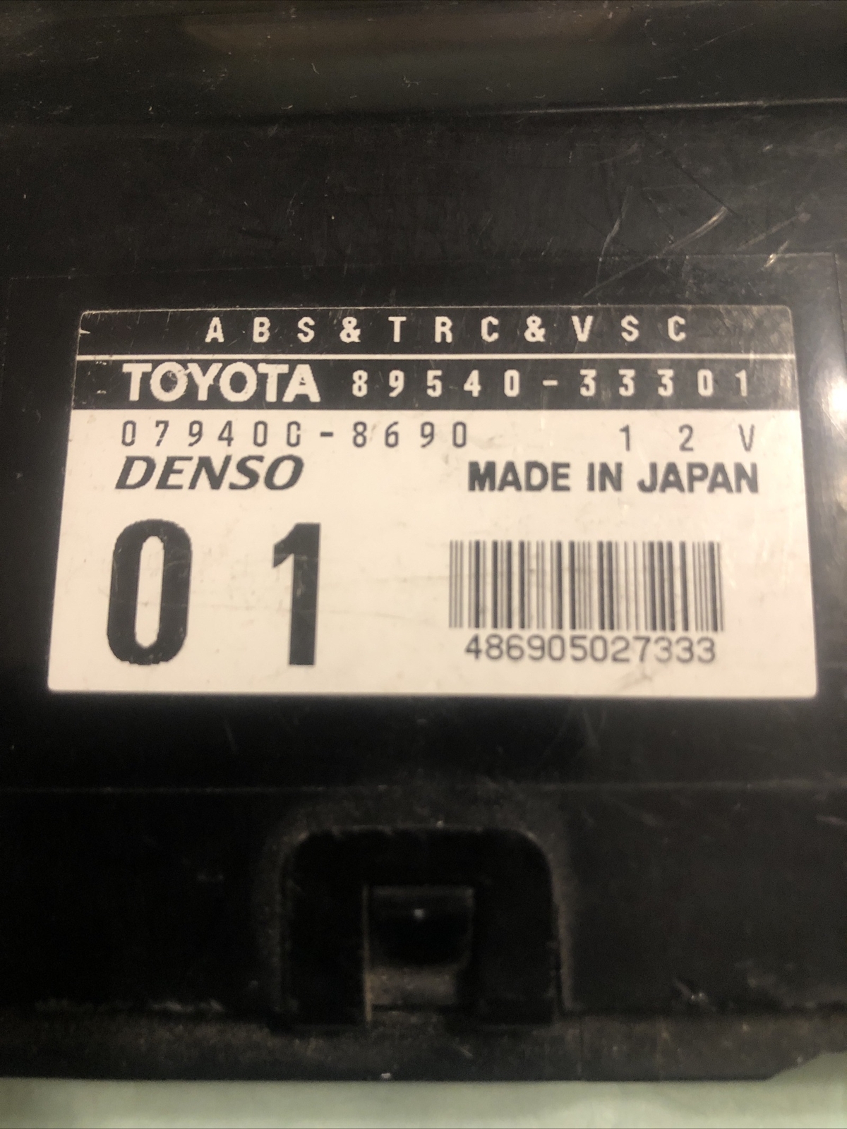 2002 TOYOTA CAMRY LEXUS ES300 ABS TRACTION CONTROL MODULE 89540-33301 ...