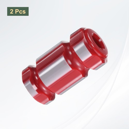 2pcs Pre-Drilled Blank Screwdriver Handles 10.3mm Hole 55mm Length, Red ...