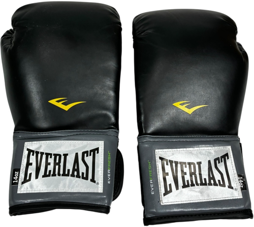 Everlast Everfresh 14 oz Boxing MMA Gloves Hook & Loop Closure Training ...