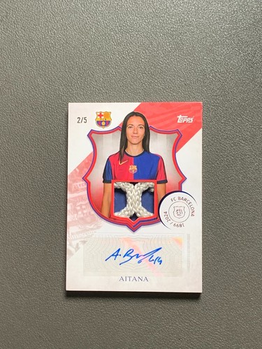 2024 Topps Legacy 125 Aitana Bonmati Lace Patch Red Auto /5 | eBay