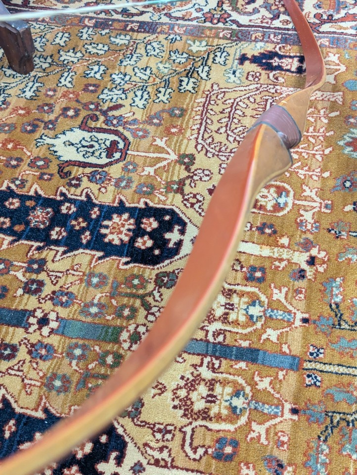 Vintage Locksley Collegian Recurve Bow 12 New Arrows Leather Quiver ...