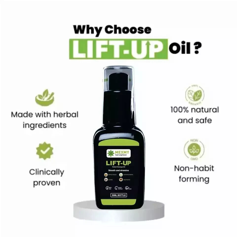Male Natural LIFT UP OIL Big &Thick Growth Faster XXXL Enhancement Oil ...