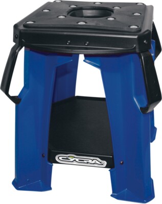 Cycra DirtBike MX Motocross Motorcycle Stand Blu Built-In-Tool Tray ...
