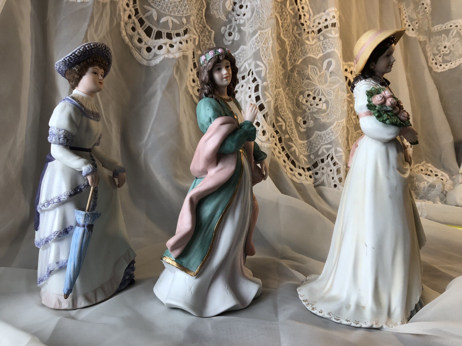 Homco, Home Interiors Porcelain Ladies Lot Of Three | eBay