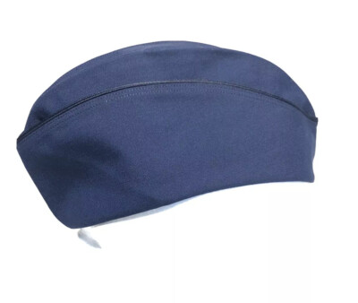 USAF CAP GARRISON WOMEN'S ENLISTED SIZE 22 SERVICE DRESS BLUE UNIFORM A ...