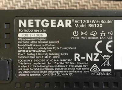 netgear ac1200 wifi cable modem router model R 6120 | eBay