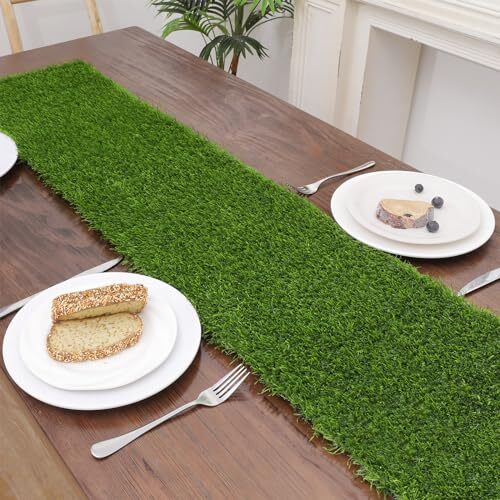 Artificial Grass Table Runners 1x5 Feet 1.2 inch Outdoor Fake Grass ...