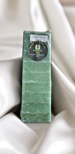 Cool Citrus Basil Handmade soap loaf precut 9 Bars all natural | eBay