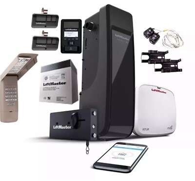 Liftmaster 98022-267 Premium Series Wall Mount Garage Opener 2 Remotes ...