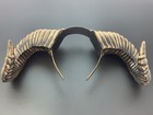 TWISTED BULL RAM GOAT ARIES BEAST HORNS DEMON DEVIL COSTUME HEADPIECE ...