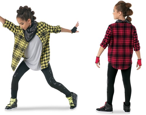 Dance Costume Weissman 10658 Red Medium Child Hip Hop Tap Spandex ...
